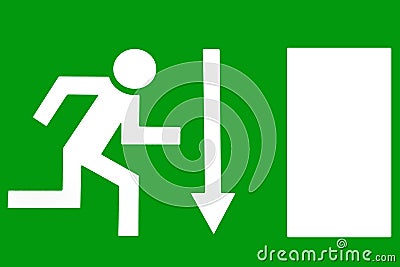 Emergency Exit - Escape Route Stock Photo | CartoonDealer.com #3462978