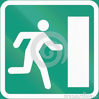Emergency Exit In Finland Stock Image | CartoonDealer.com #55598977
