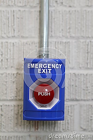 Emergency Exit Push Button Stock Images - Image: 12879794