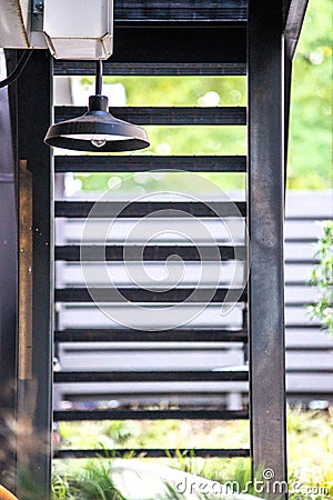 Emergency Fire Stair Structure Details Stock Image | CartoonDealer.com ...