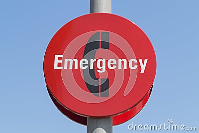 Emergency Phone Sign Stock Photo - Image: 40682743