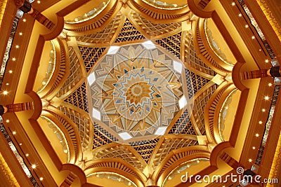 Emirates Palace Ceiling Editorial Stock Image - Image: 24447234