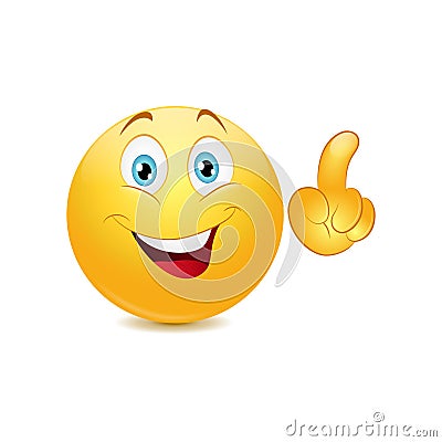 Emoticon Making A Point Stock Photo - Image: 38348380