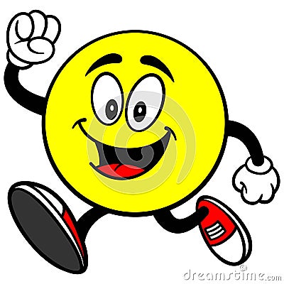 Emoticon Running Stock Vector - Image: 53889504