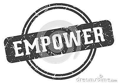 Empower Stamp Vector Illustration | CartoonDealer.com #352608586