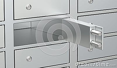 Empty Bank Deposit Cell Stock Photography | CartoonDealer.com #240520808