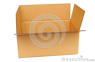 An Empty Cartoon Box Stock Image - Image: 13288441