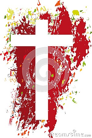 Empty Cross Cartoon Vector | CartoonDealer.com #15089449