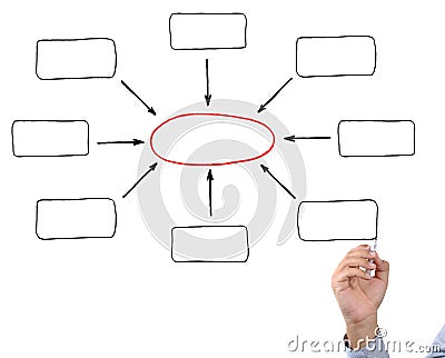 Empty Diagram Stock Photo - Image: 19329900