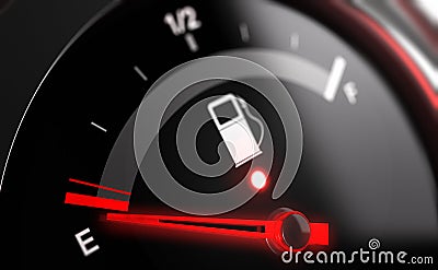 Empty Fuel Tank Indicator Royalty-Free Illustration | CartoonDealer.com ...