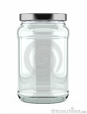 Empty Glass Jar Royalty Free Stock Photography - Image: 21364927