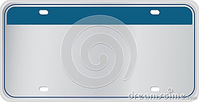 Empty License Plate Royalty Free Stock Photos - Image: 16139108