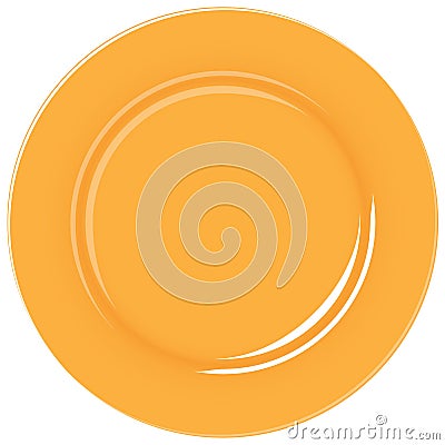 Empty Plate Cartoon Vector | CartoonDealer.com #23684677