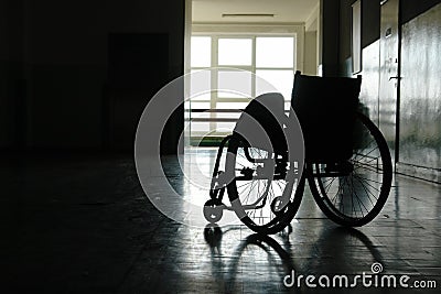 Empty Wheelchair Royalty Free Stock Photo - Image: 4746395