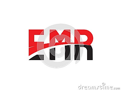 EMR Letter Initial Logo Design Vector Illustration | CartoonDealer.com ...