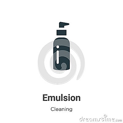 Emulsion Vector Icon On White Background. Flat Vector Emulsion Icon ...