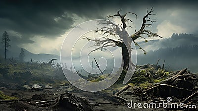 Endurance Resilient Tree Royalty-Free Illustration | CartoonDealer.com ...