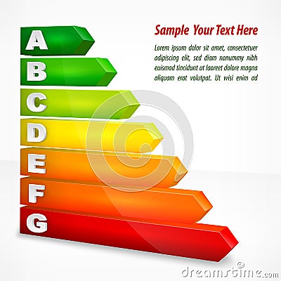Energy Efficiency Rating Color Royalty Free Stock Image - Image: 31519896