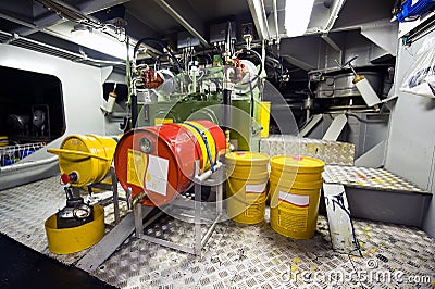 Engine room stock photo. Image of flooring, meter, diesel - 12119400