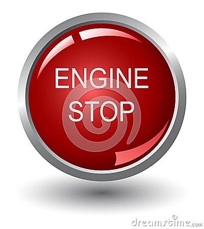 Engine Stop Web Buttons Royalty Free Stock Photography - Image: 13272187