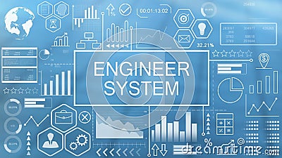 Engineer System, Animated Typography Stock Video - Video of ...