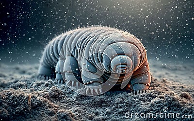 Enlarged Image Of Water Bear, Common Name Tardigrada Or Tardigrade, Is ...