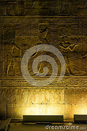Enlightened Hieroglyphs Inside The Sanctuary At The Centre Of The ...