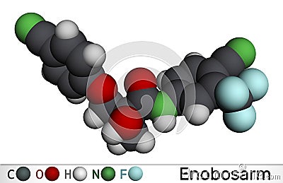 Enobosarm, Ostarine Molecule. It Is Non-steroidal Agent With Anabolic ...