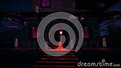 Entering a Haunted House Footage Stock Video - Video of halloween ...