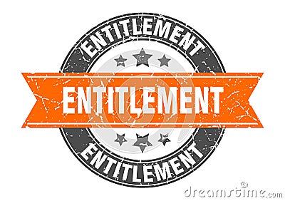 Entitlement Stamp Cartoon Vector | CartoonDealer.com #196579801