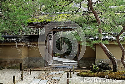 Entrance Of Ancient Japanese House Stock Photo - Image: 39268372