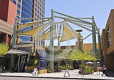 An Entrance To Collier Center, Phoenix, Arizona Editorial Photography ...