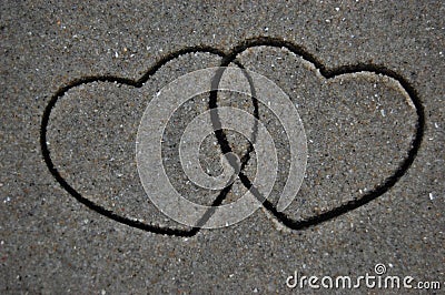 Entwined Hearts Stock Photography - Image: 10382872