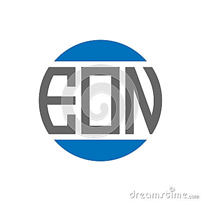 EON Letter Logo Design On White Background. EON Creative Initials ...