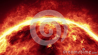 Epic Sun Star Surface Closeup 4K Stock Footage - Video of bright ...