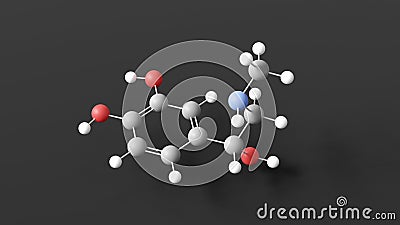 Epinephrine Molecular Structure, Adrenaline, Ball And Stick 3d Model ...