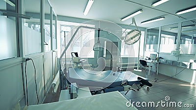 Equipped Hospital Ward Set for Labour Stock Footage - Video of ...