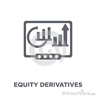 Equity Derivatives Icon From Equity Derivatives Collection. Cartoon ...