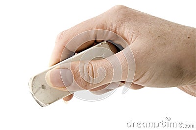Eraser Rubbing Out Royalty Free Stock Image - Image: 7397696