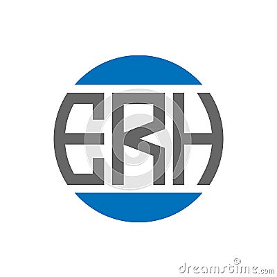 ERH Letter Logo Design On White Background. ERH Creative Initials ...
