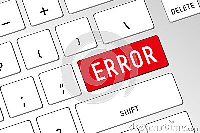 Error - 3D Computer Keyboard Royalty-Free Stock Photography ...