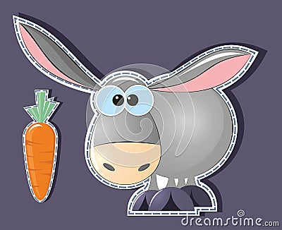 Esel Und Karotte Lizenzfreie Stockfotografie - Bild: 29535787