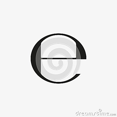 Estimated Sign, E Mark Symbol. Vector Illustration, Flat Design ...