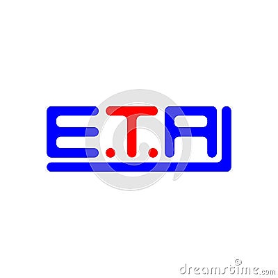 ETA Letter Logo Creative Design With Vector Graphic, ETA ...