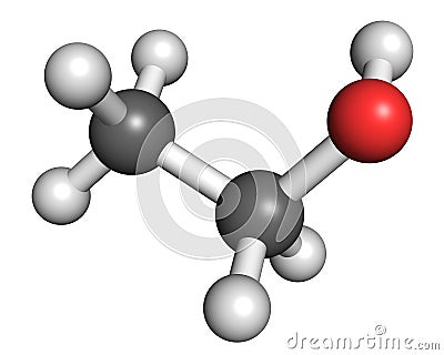 Ethanol Molecule Stock Image - Image: 25881491