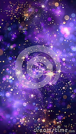 Ethereal Lavender Light Burst Abstract Rays On Dark Background With ...