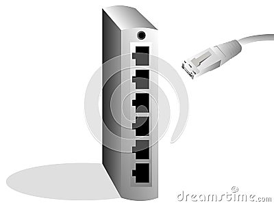 Ethernet Connection (vector) Royalty Free Stock Images - Image: 2606179