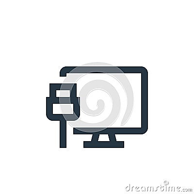 Ethernet Icon Vector From Network Concept. Thin Line Illustration Of ...