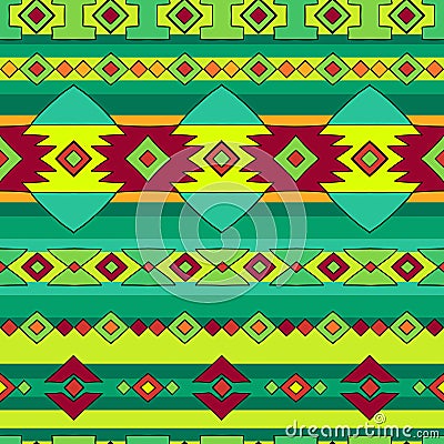 Ethnic Peru Pattern Cartoon Vector | CartoonDealer.com #85888031