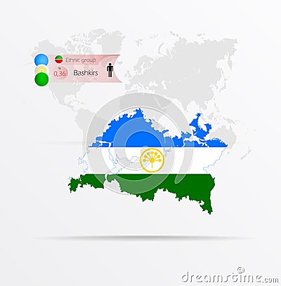 The Ethnicities In Tatarstan, Ethnic Group Bashkirs Ethnic Groups. Map ...